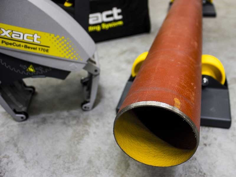 Máquina EXACT para corte y chaflán | Pamline ESPAÑA